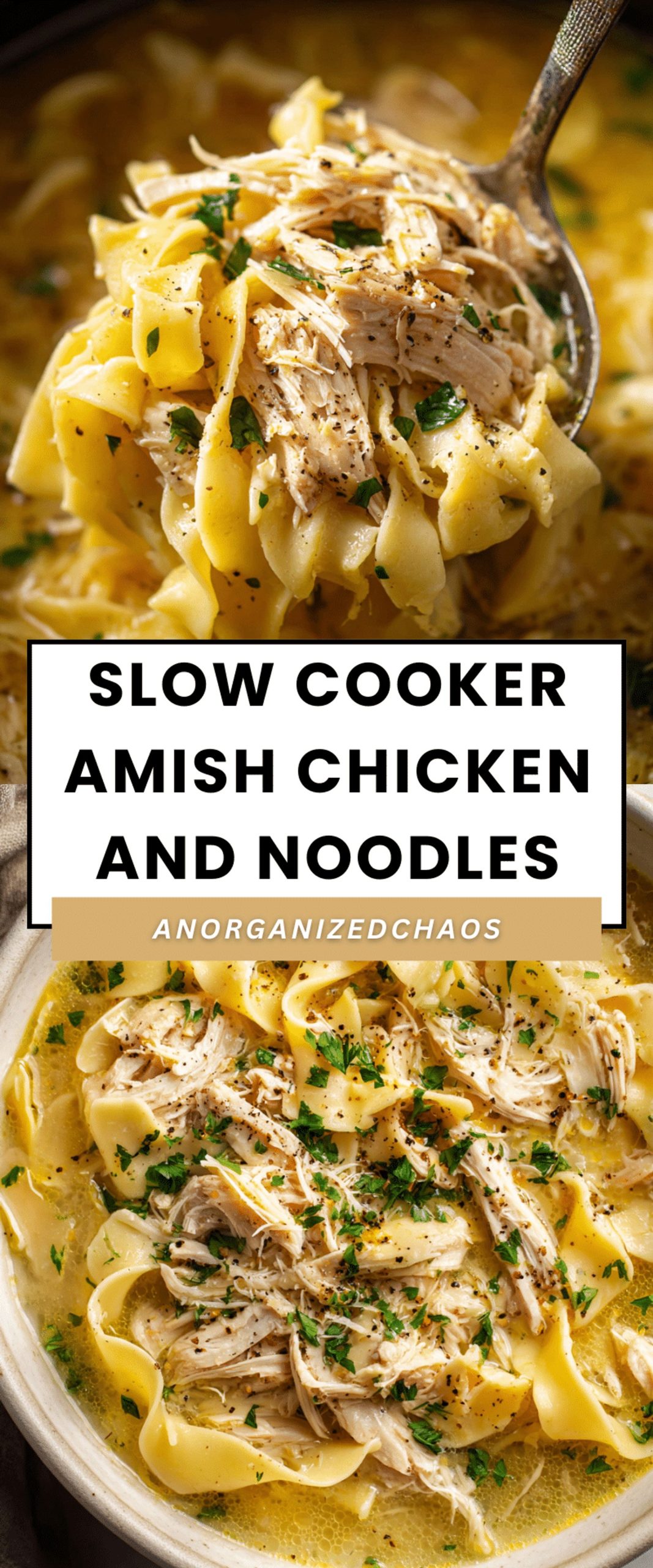 Slow Cooker Amish Chicken and Noodles – America Post